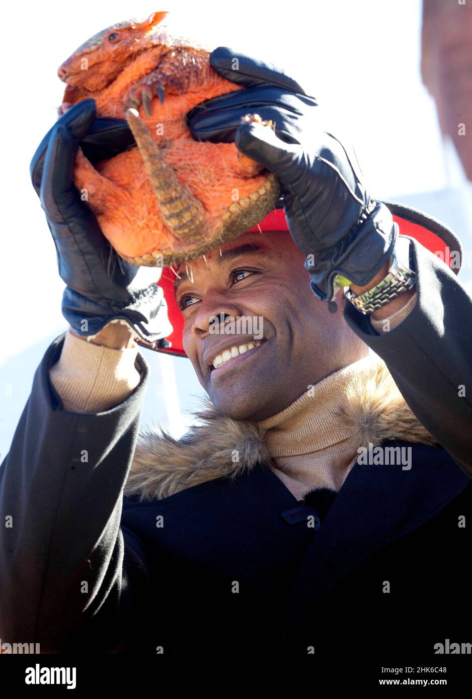 Announcing she is hi-res stock photography and images - Alamy