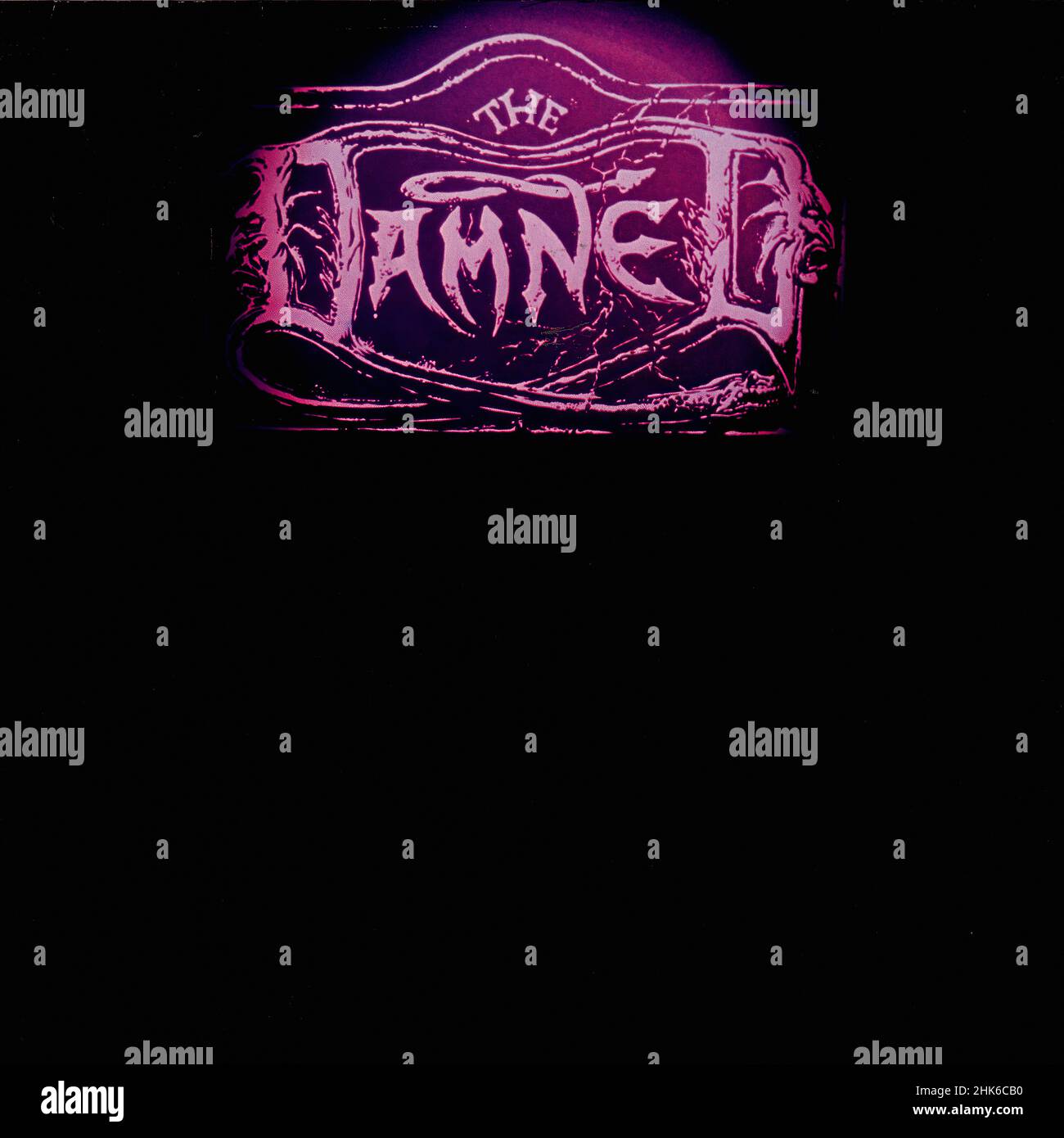 Vintage vinyl record cover - Damned, The - Black Album - D - 1980 Stock ...