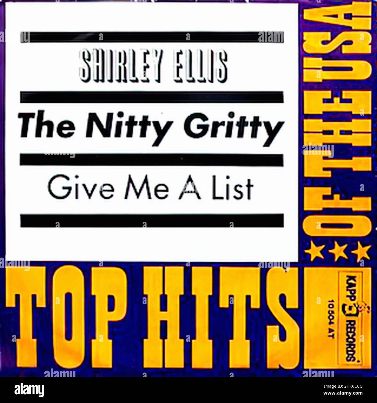 Vintage vinyl record cover - Ellis, Shirley - The Nitty Gritty - D ...