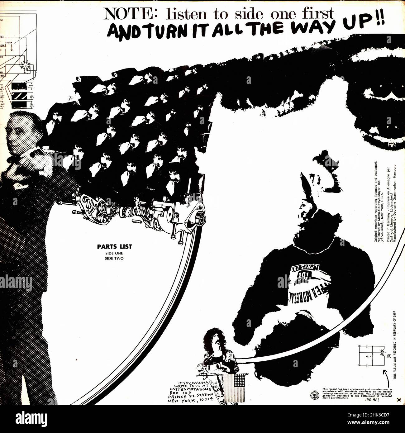 Vintage vinyl record cover - Zappa, Frank - Lumpy Gravy - D - 1968 ...