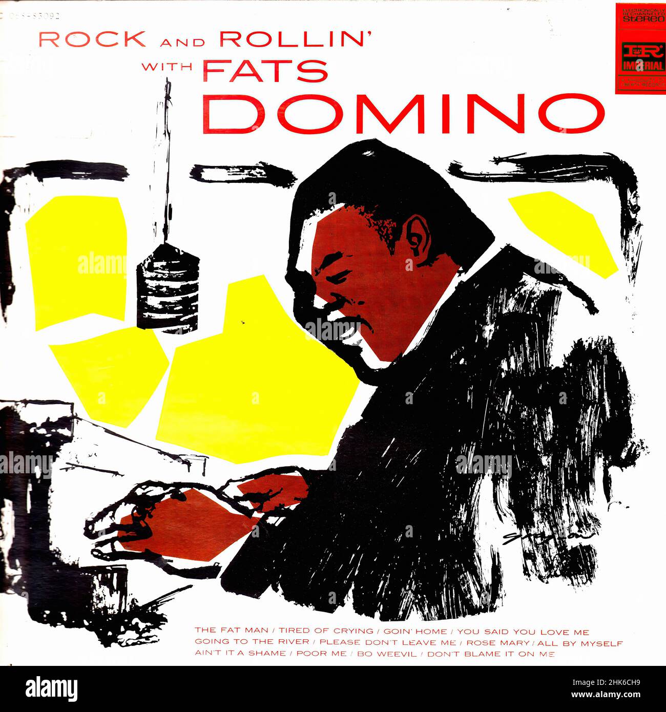 Vintage vinyl record cover - Domino, Fats - Rock and Rollin' - F - 1956 ...