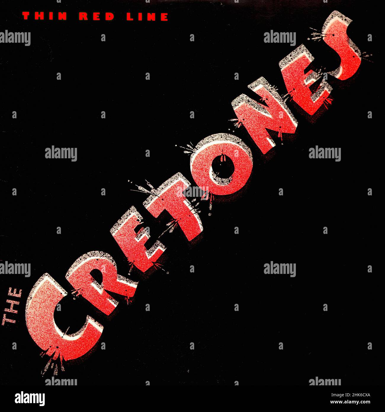 Vintage vinyl record cover - Cretones, The - Thin Red Line - US - 1980 ...