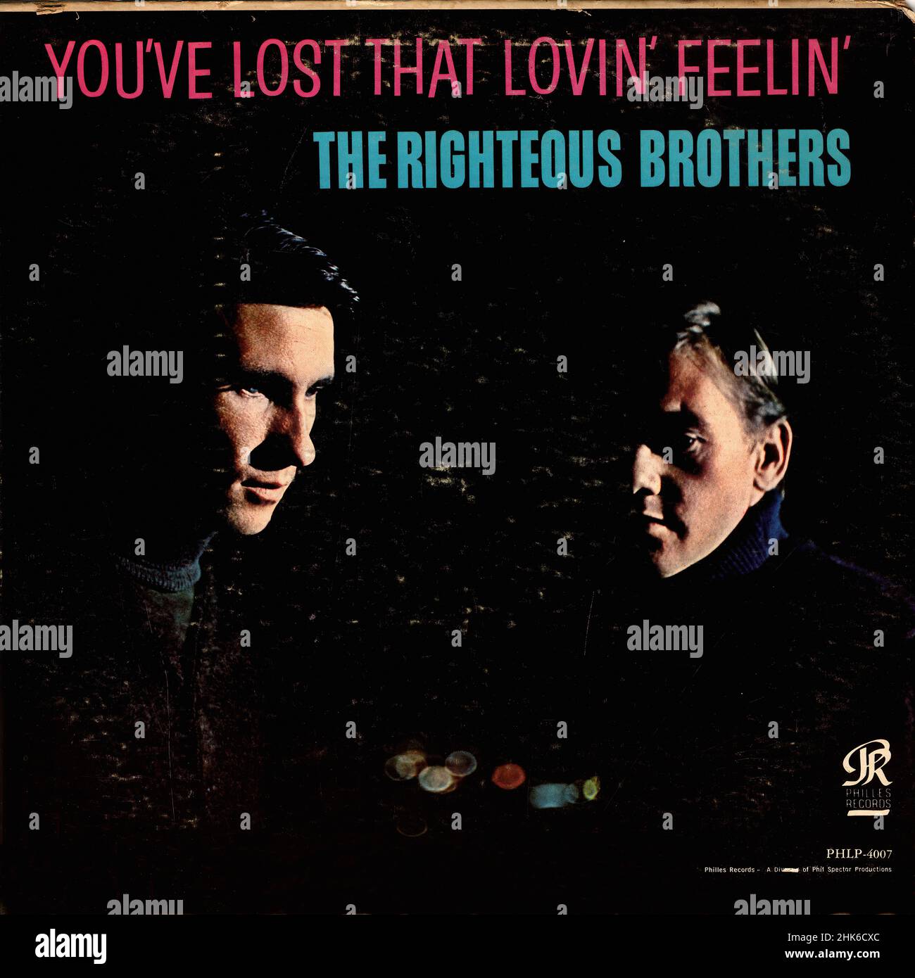 Vintage vinyl record cover - 1964 - Righteous Brothers, The - You've ...
