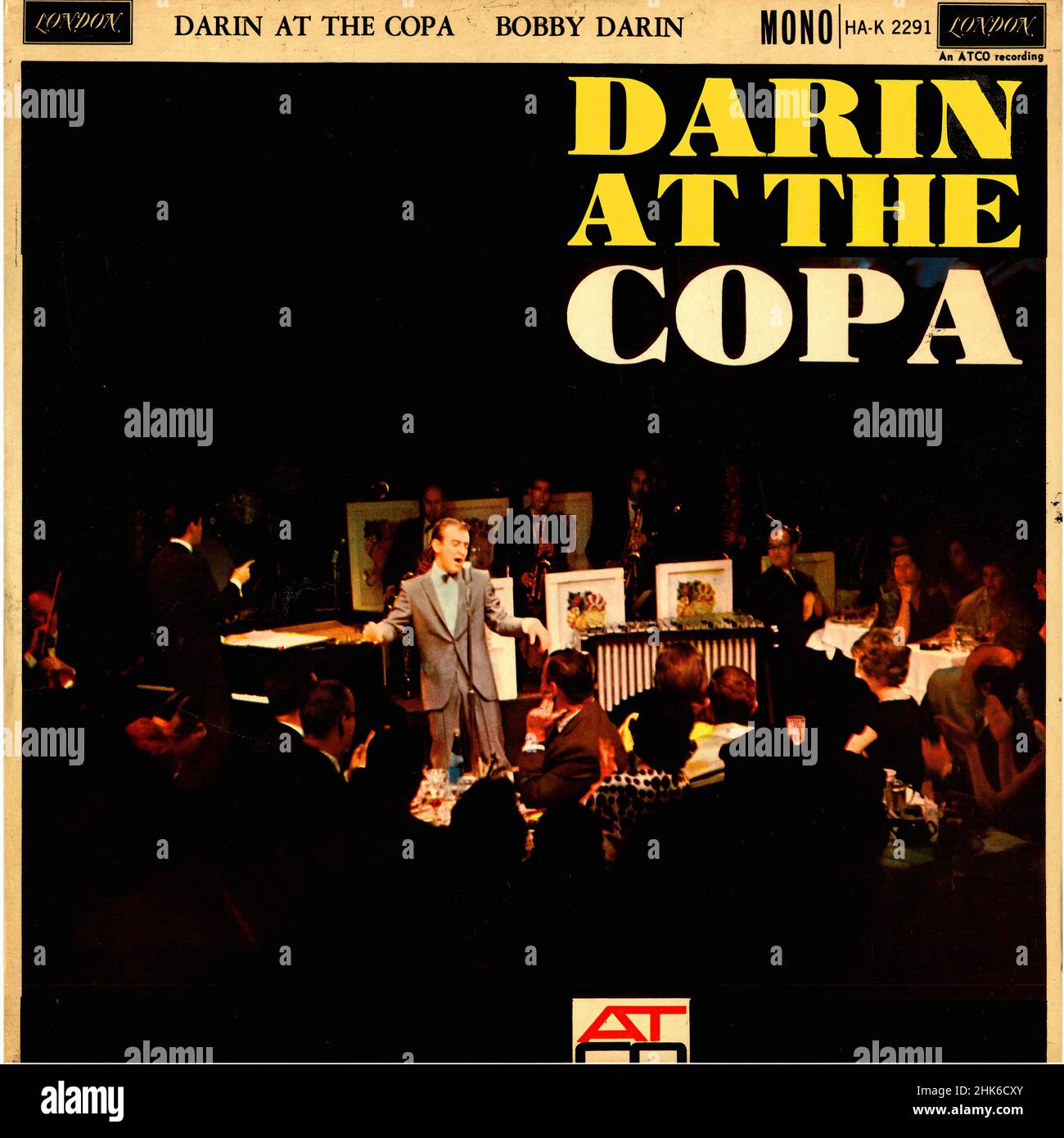 Vintage vinyl record cover - Darin, Bobby - Darin At The Copa - UK ...