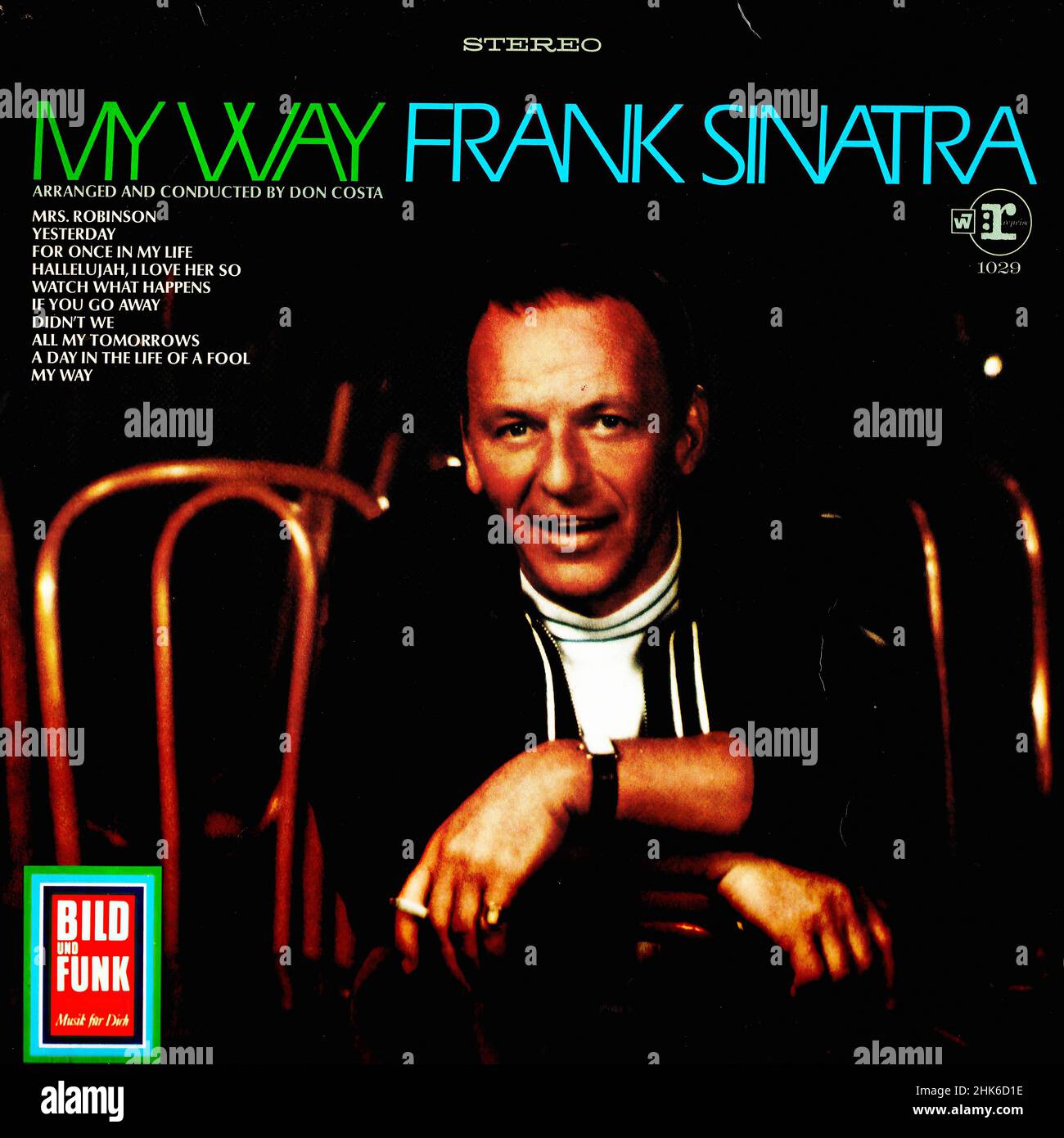 Vintage vinyl record cover - Sinatra, Frank - My Way - D - 1969 k Stock ...