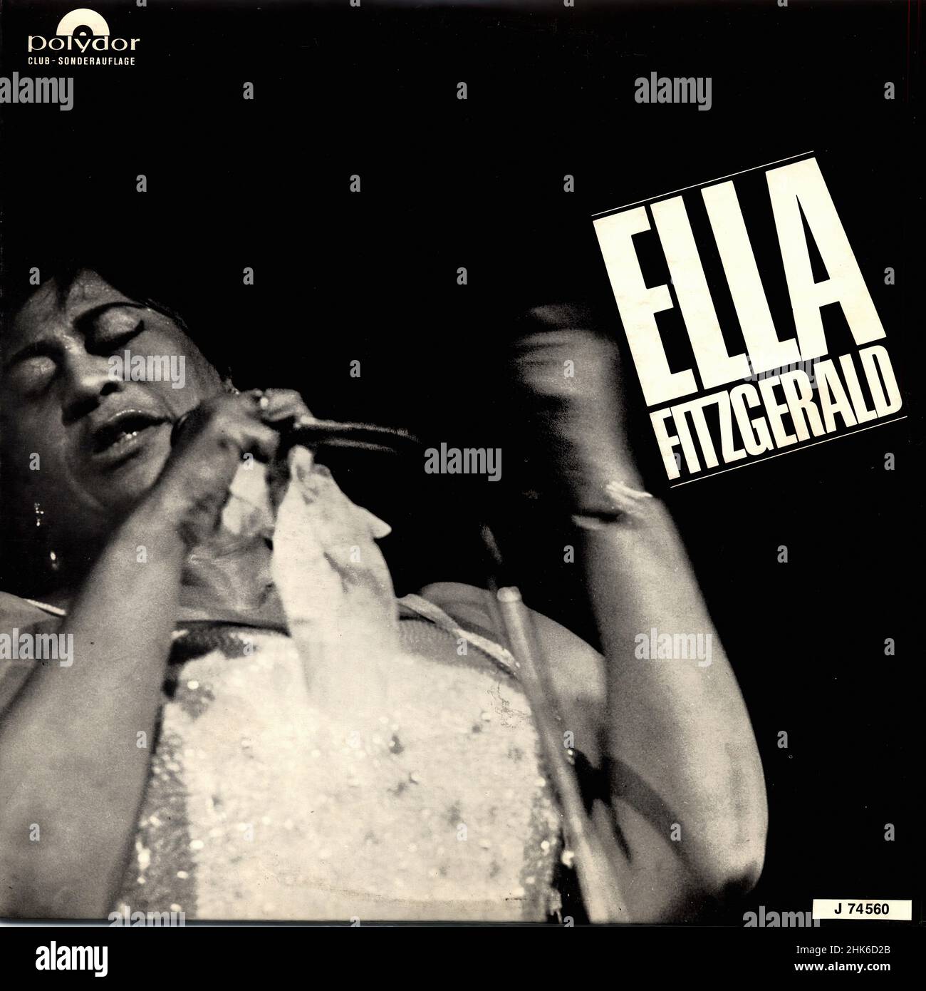 Vintage vinyl record cover - Fitzgerald, Ella - Ella Fitzgerald - D Stock Photo - Alamy