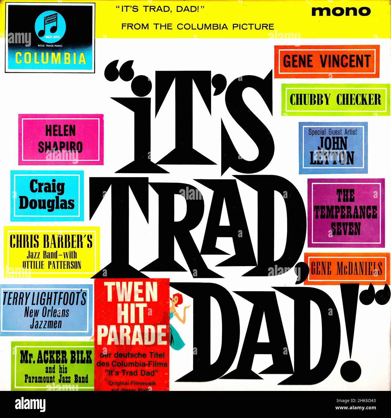 Vintage vinyl record cover - Various Artists - It's Trad Dad ...
