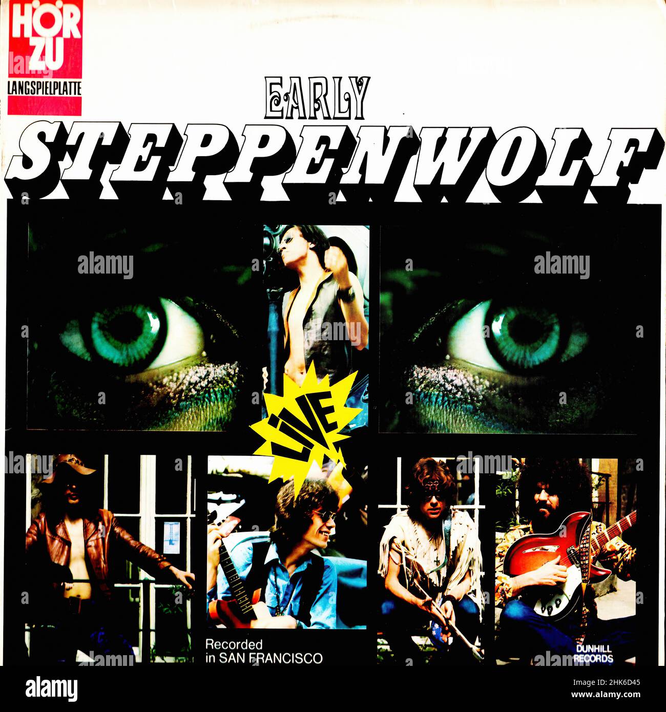 Vintage vinyl record cover - Steppenwolf - Early Steppenwolf - D - 1969 ...