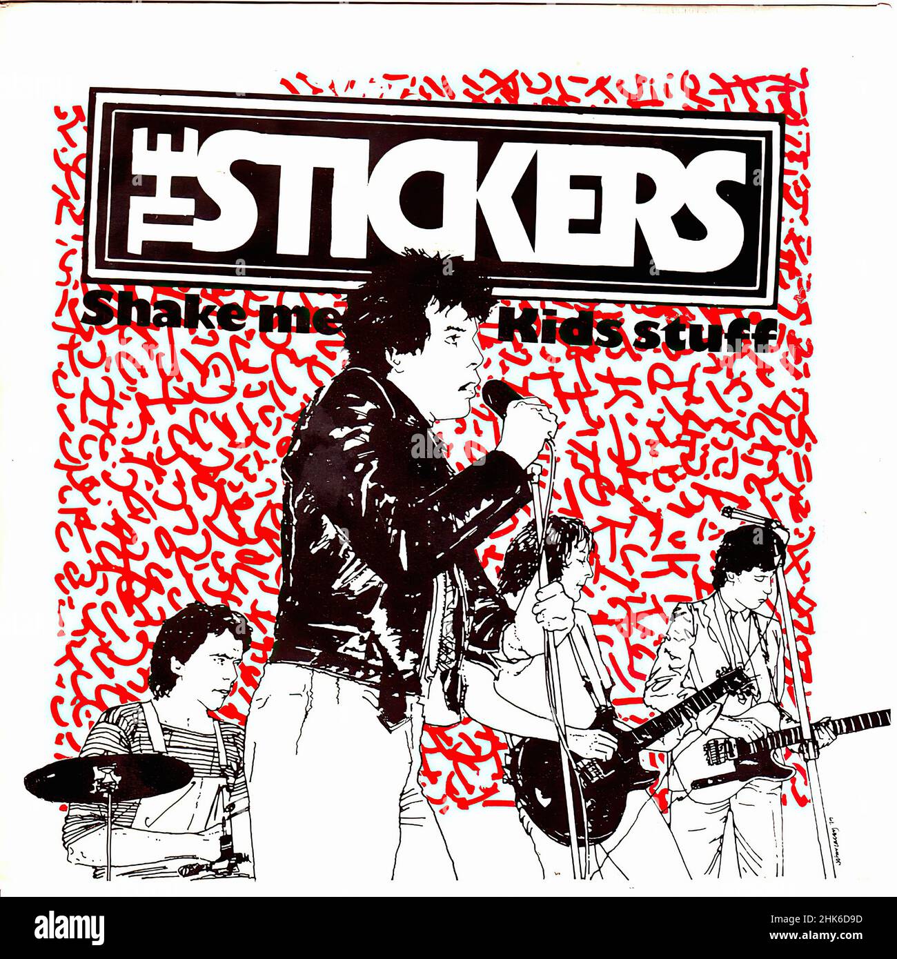 Vintage vinyl record cover - Stickers, The - Shake Me - UK - 1979 b ...