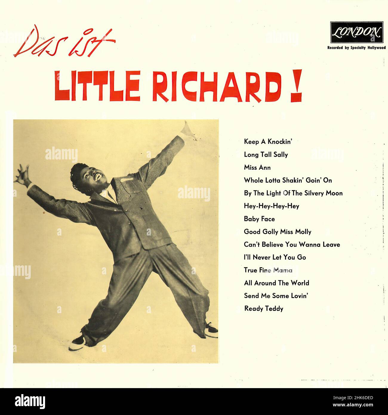 Vintage vinyl record cover - Little Richard - Das ist Little Richard ...