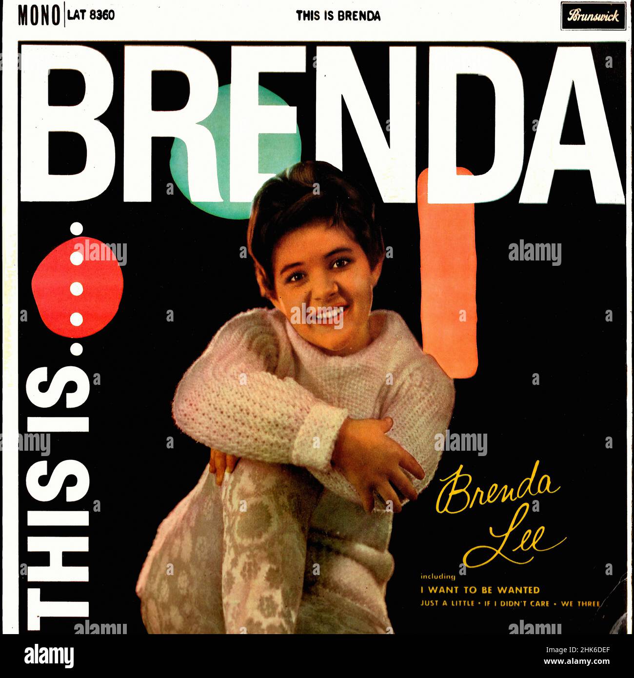 Vintage vinyl record cover - Lee, Brenda - This Is Brenda - UK - 1960 ...