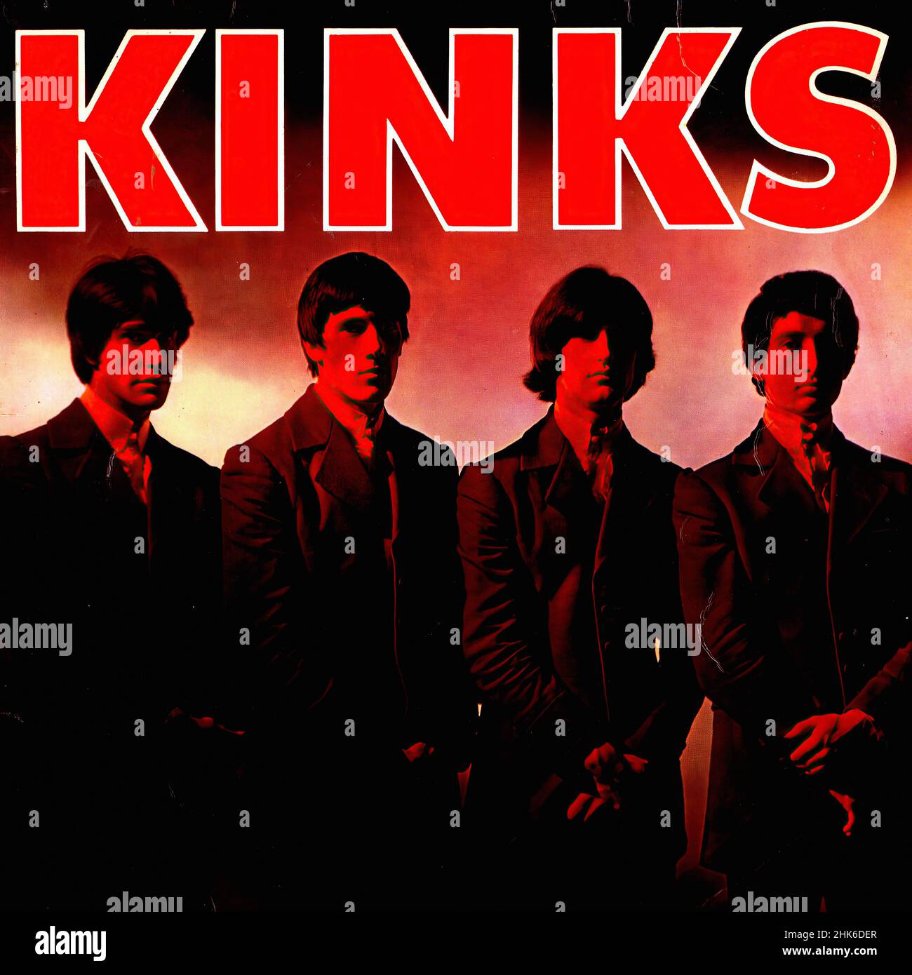 Vintage vinyl record cover - Kinks, The - Kinks - UK - 1964 Stock Photo ...