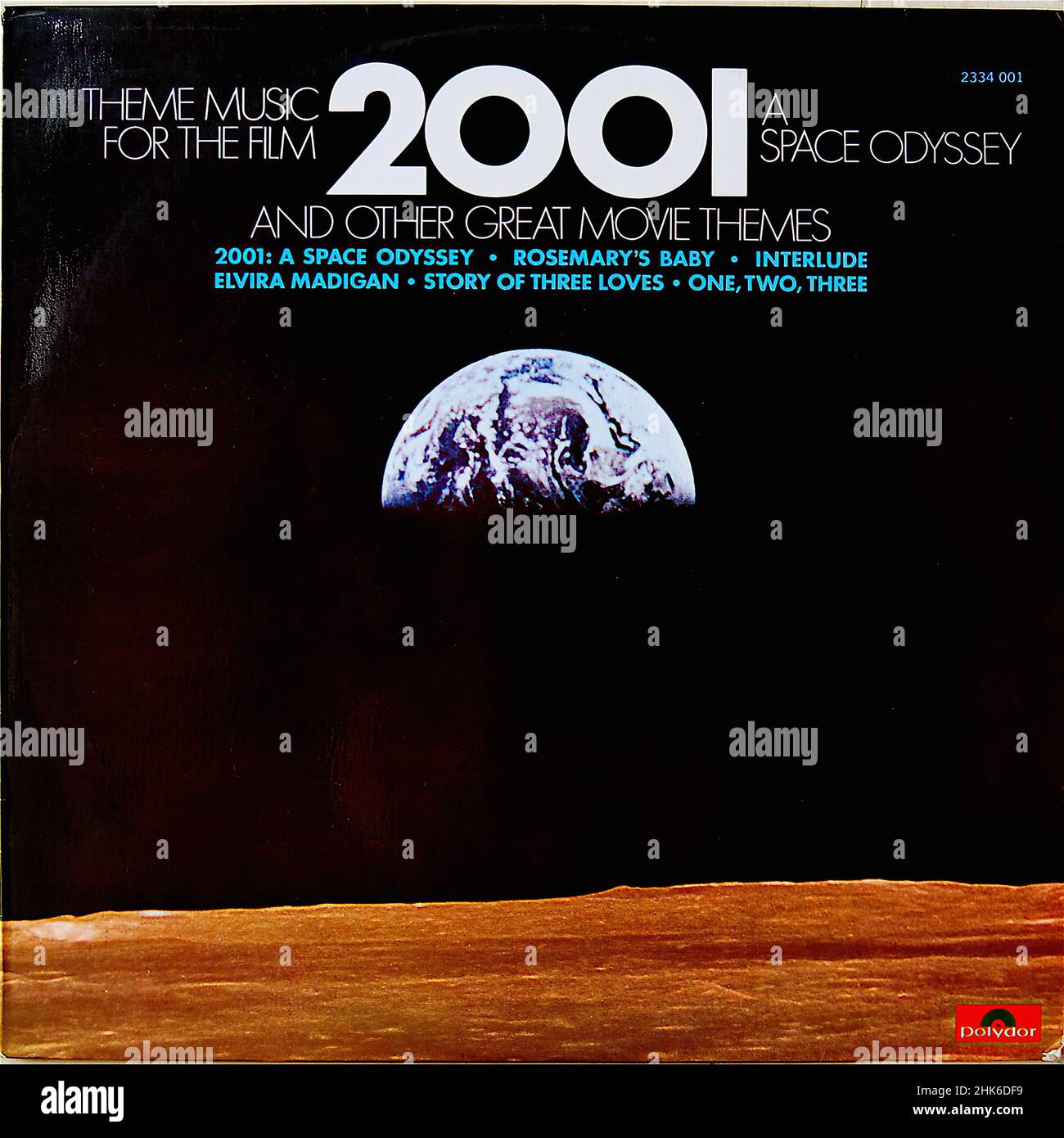 Vintage vinyl record cover - Movie Soundtrack - 2001 Stock Photo - Alamy