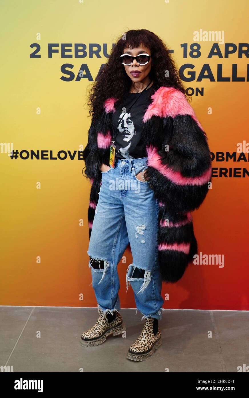 Bob and Rita Marley's daughter Cedella Marley arriving for the world ...