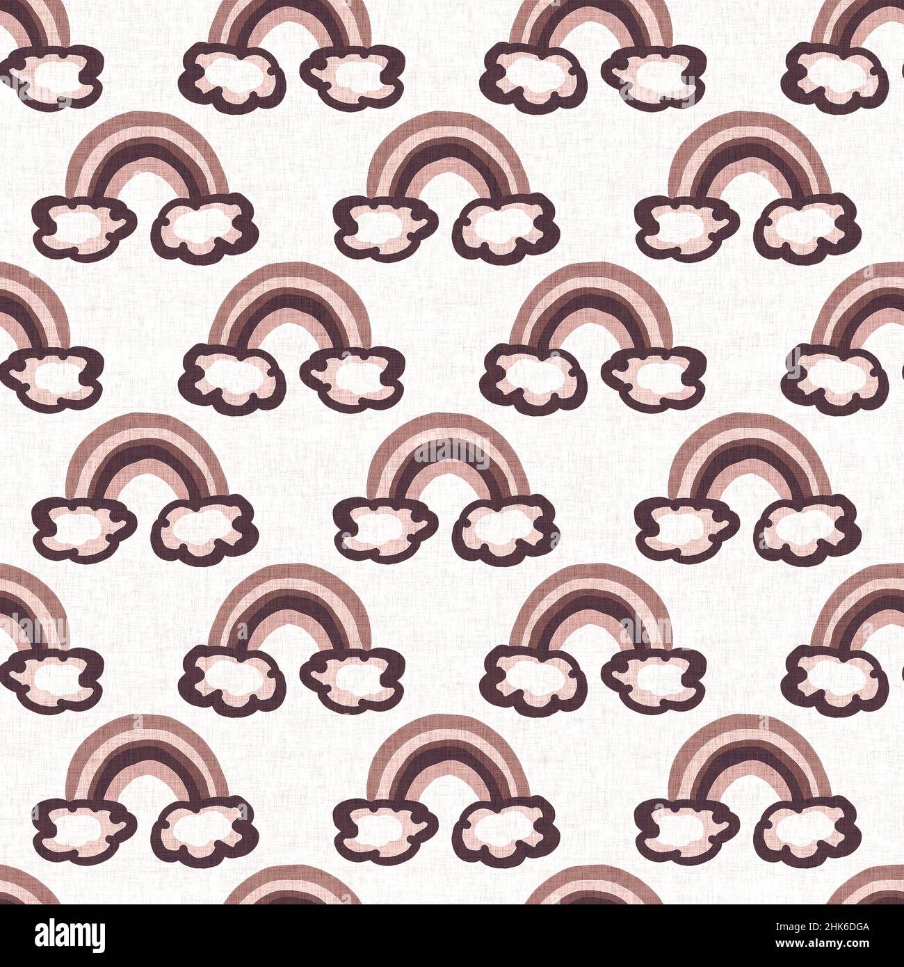 Gender neutral rainbow seamless raster background. Simple whimsical ...