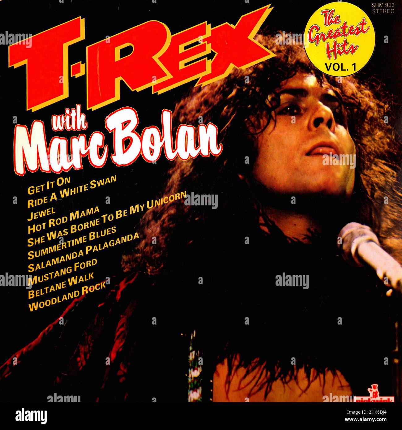 Vintage vinyl record cover - T Rex - The Greatest Hits Vol 1 - UK ...