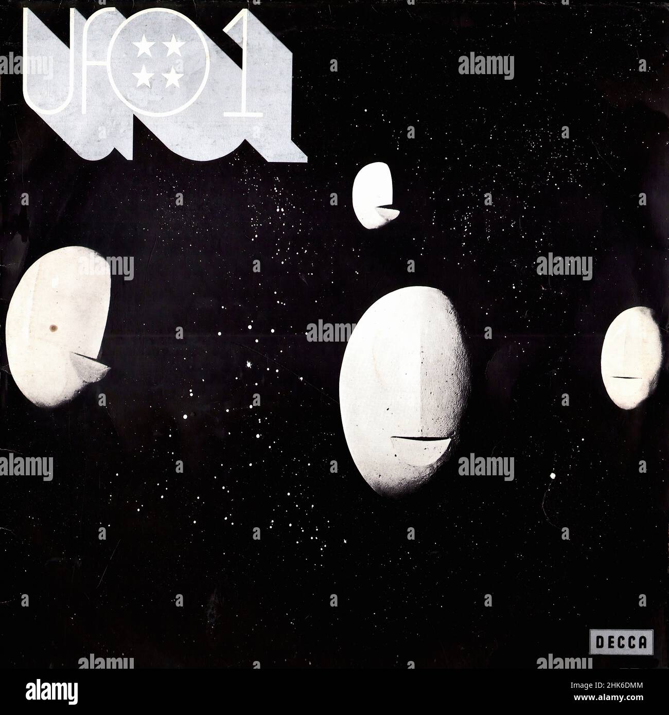 Vintage vinyl record cover - UFO - 1 - D - 1970 - Second Issue 1974 ...