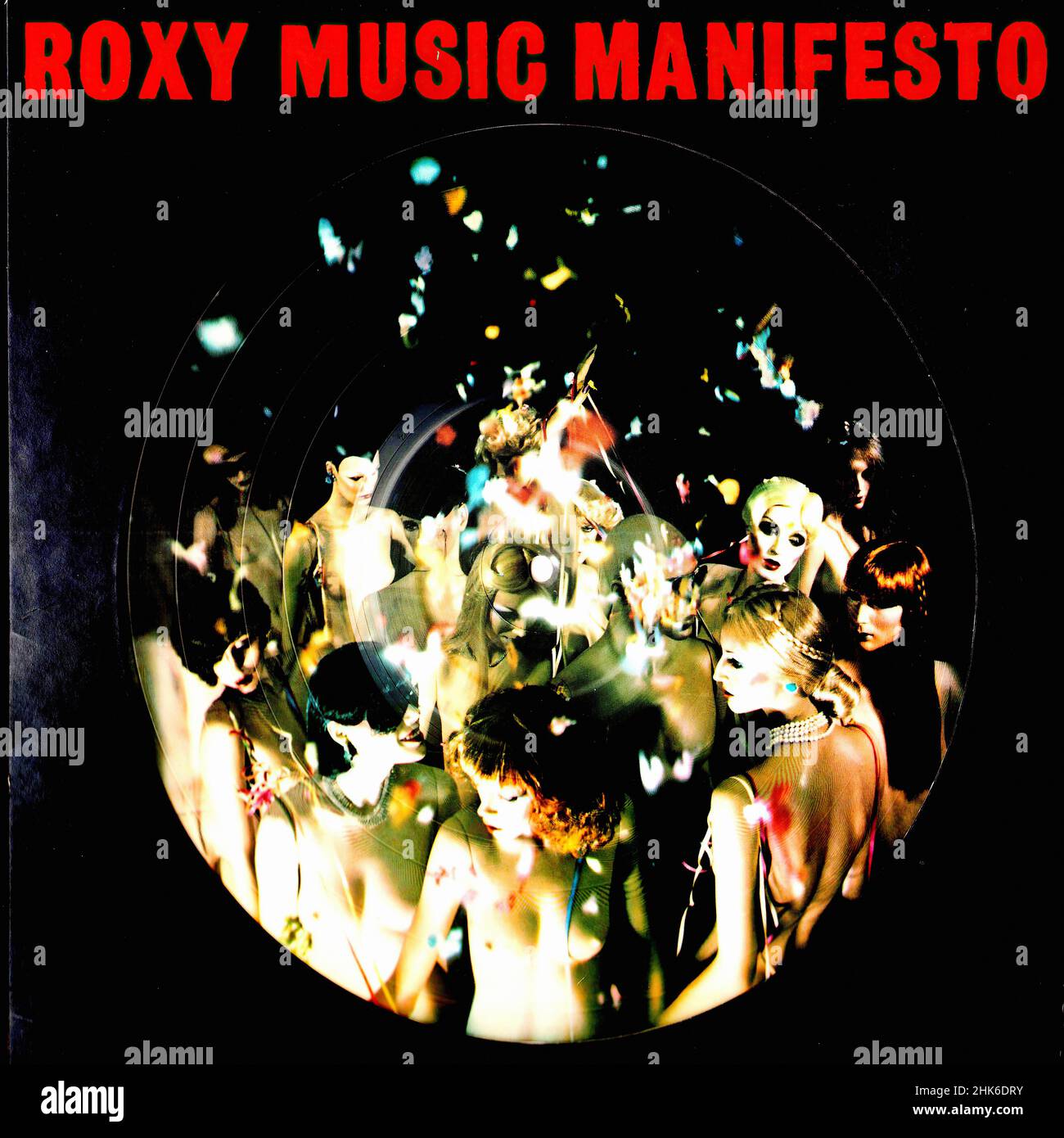 Vintage vinyl record cover - Roxy Music - Manifesto - Picture Disc - UK ...