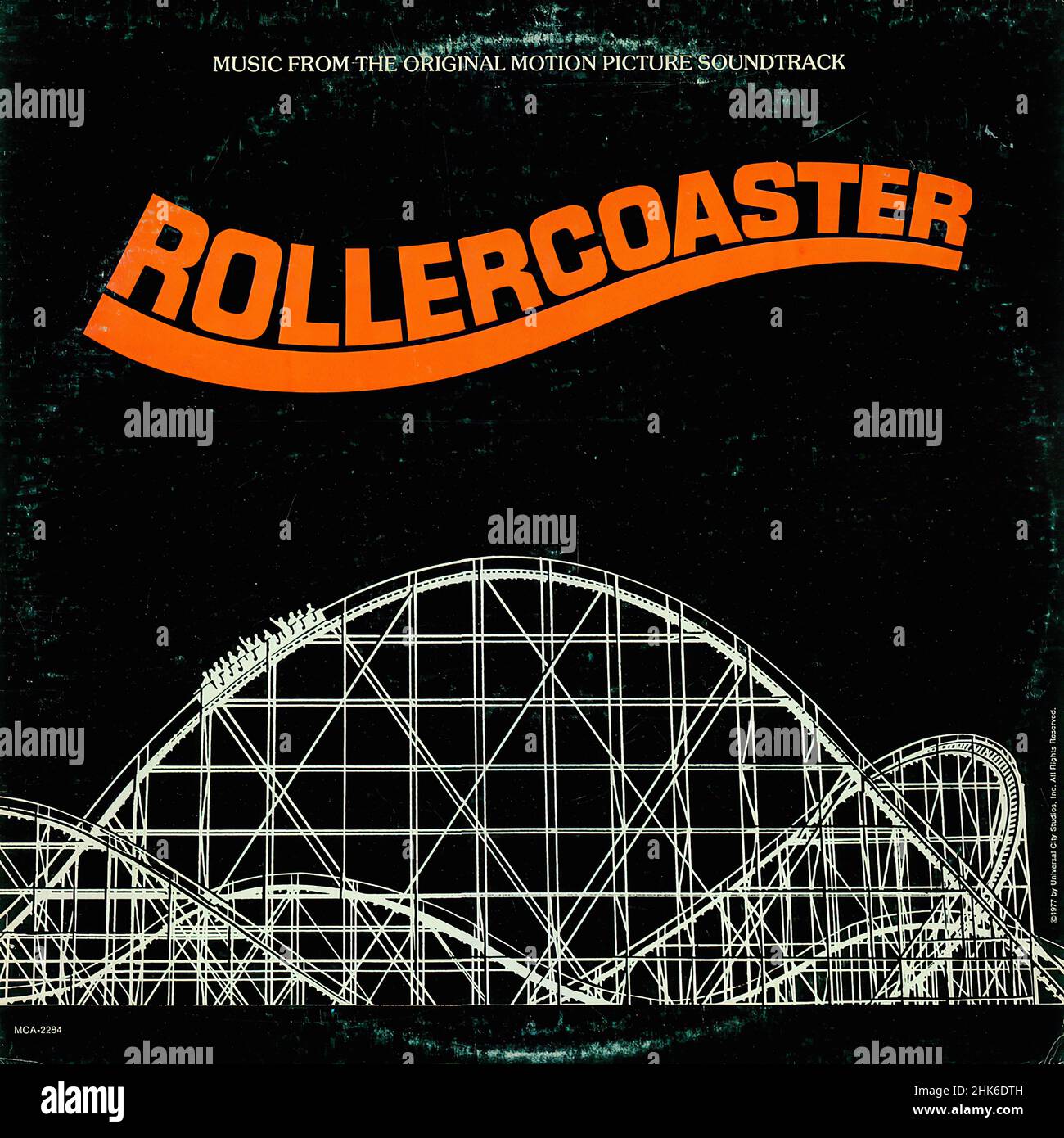 Rollercoaster - Vintage Soundtrack Vinyl Album Stock Photo - Alamy