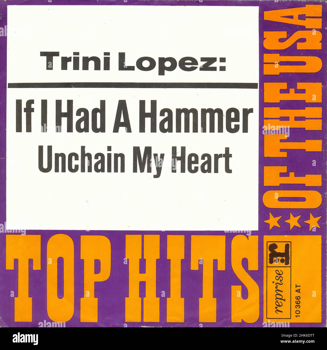 Vintage Vinyl Record Cover Lopez Trini If I Had A Hammer 1963