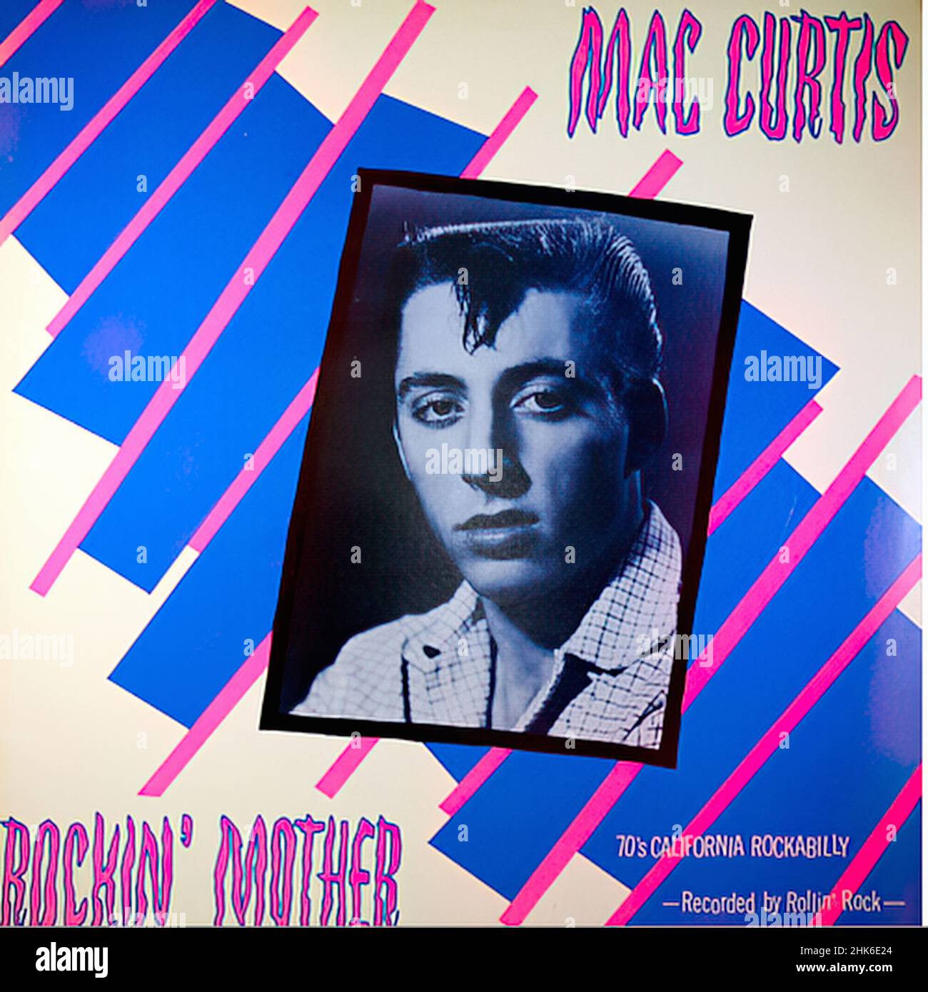 Vintage vinyl record cover - Mac Curtis - Rockin' Mother - Radar RAD 22 ...