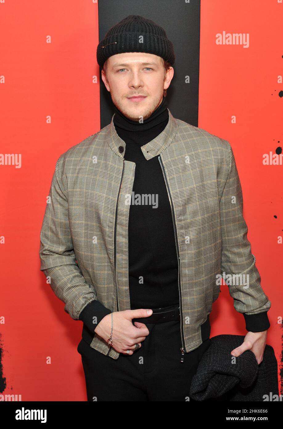 New York, USA. 01st Feb, 2022. Kevin Csolak attends the opening of "MJ ...