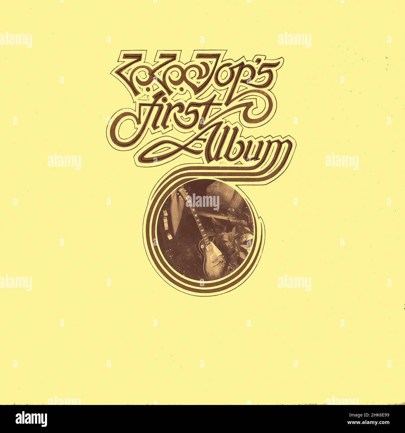 Vintage vinyl record cover - ZZ Top - First Album - D - 1971- ReRel ...