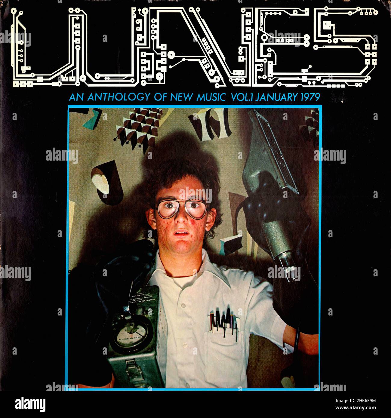 Vintage vinyl record cover - Various Artists - Waves - Bomp Records ...