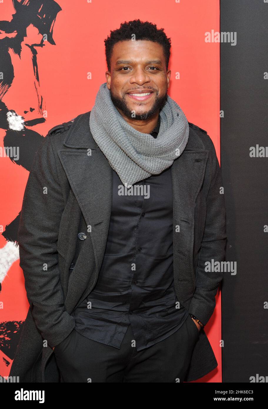 New York, USA. 01st Feb, 2022. Keenan Scott II attends the opening of ...