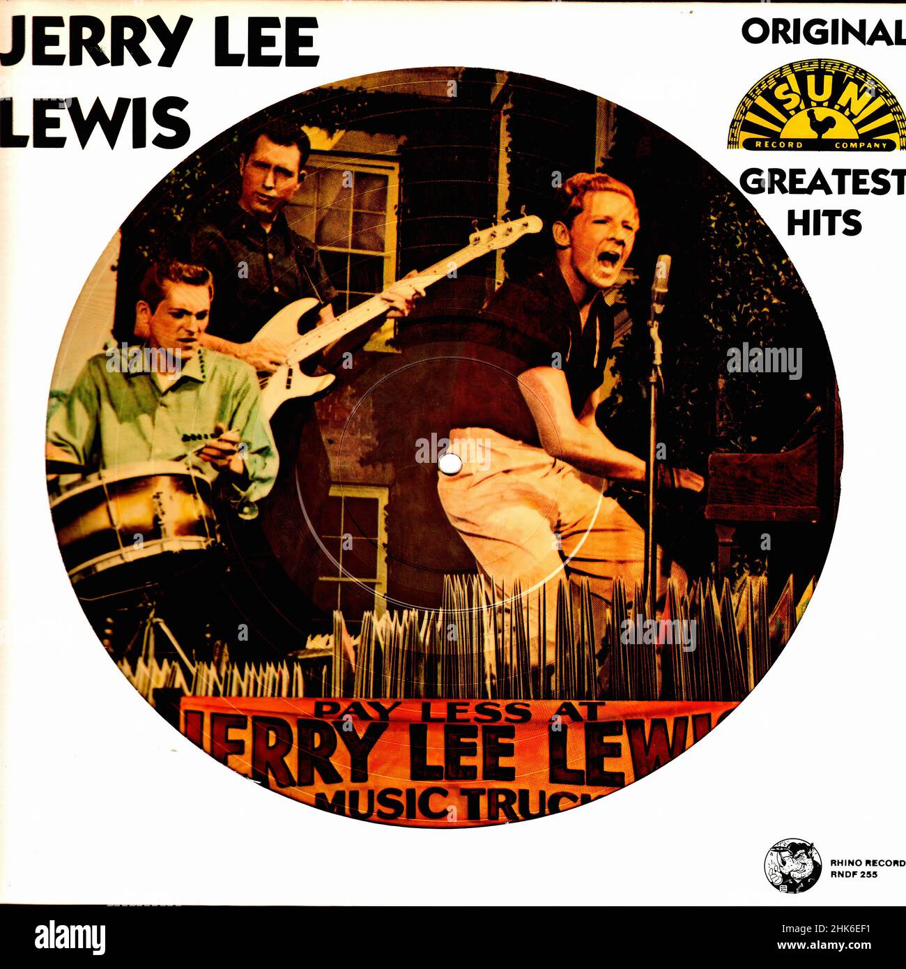 Vintage vinyl record cover - Lewis, Jerry Lee - Greatest Hits - Picture ...