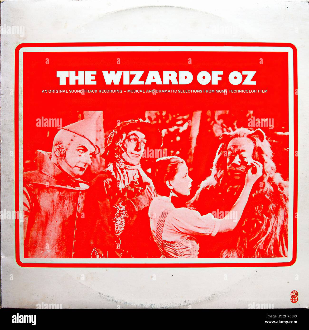 Vintage vinyl record cover - Movie Soundtrack - The Wizard Of Oz Stock ...