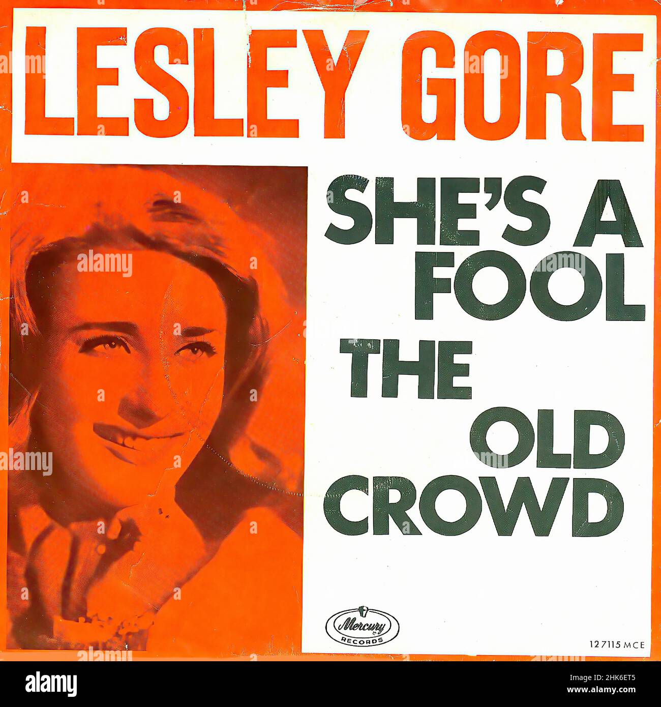 Vintage vinyl record cover - Gore, Lesley - She's A Fool - D - 1963 ...