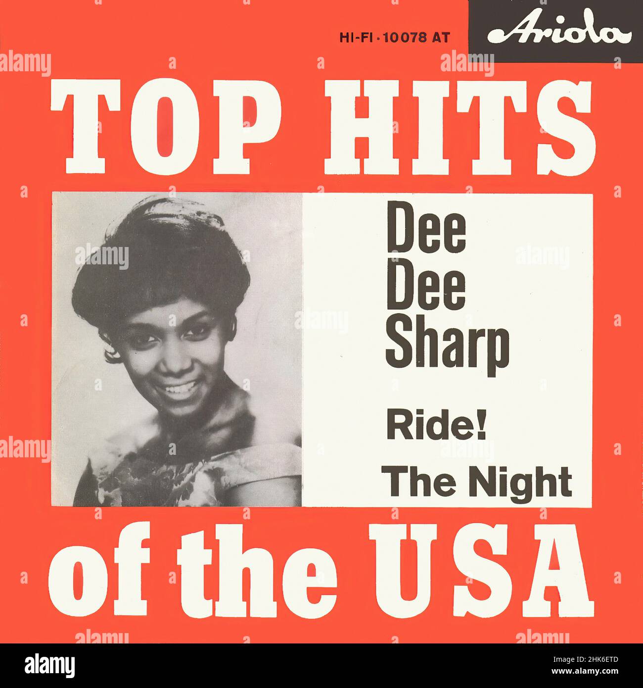 Vintage vinyl record cover - Sharp, Dee Dee - Ride - 1962 Stock Photo ...