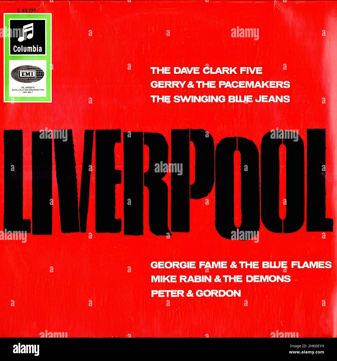Vintage vinyl record cover - various Artists - Liverpool - D - 1964 ...