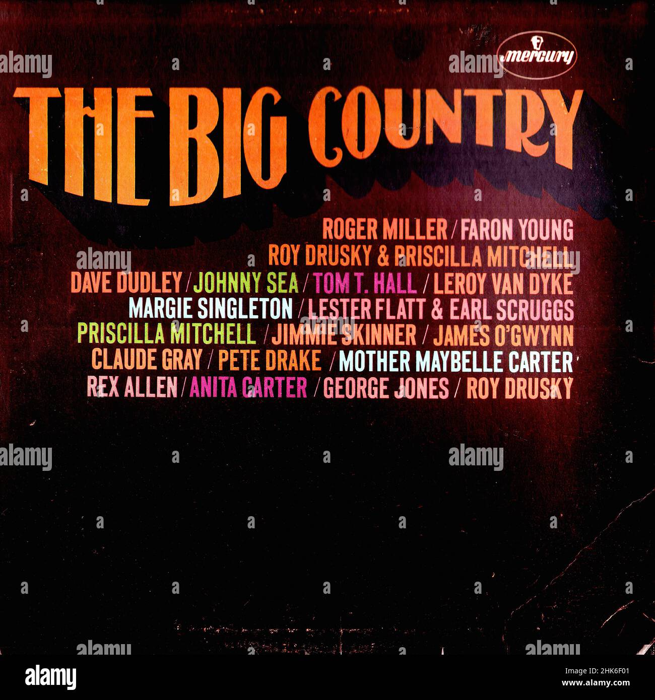 Vintage vinyl record cover - Various Country - The Big Country - US ...