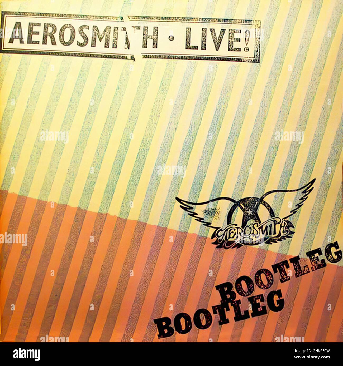 Vintage vinyl record cover - Aerosmith - Live Bootleg - NL - 1978 Stock ...