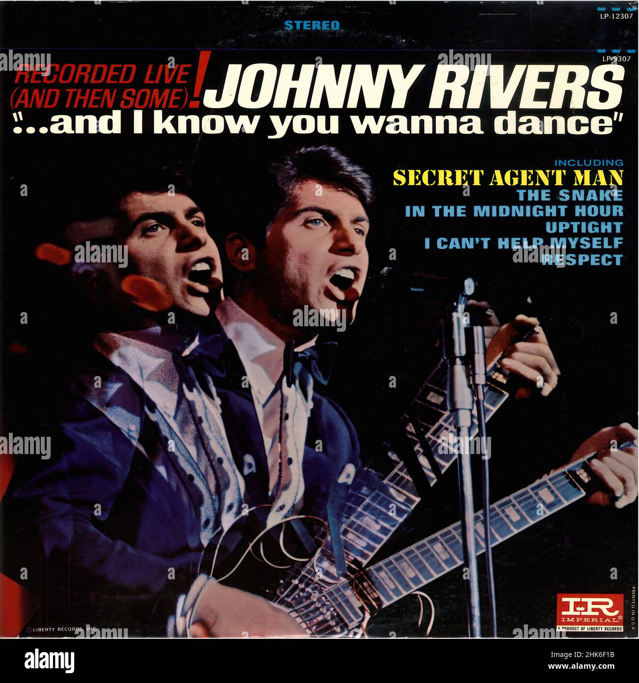 Vintage vinyl record cover - 1966 - Rivers, Johnny - And I Know You ...