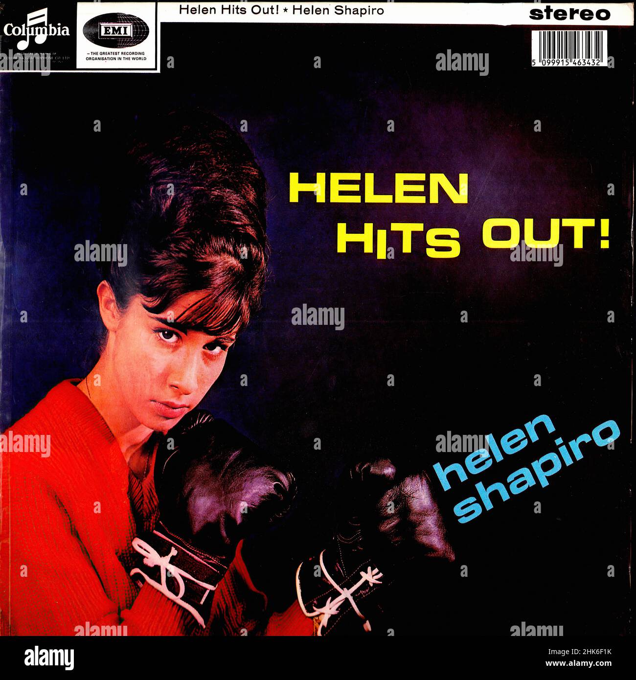 Vintage vinyl record cover - Shapiro, Helen - Helen Hits Out - UK ...