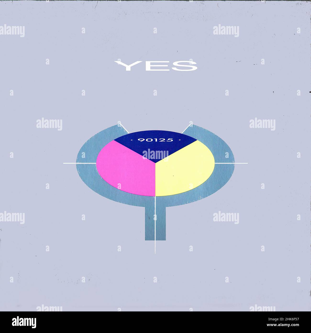 Vintage vinyl record cover - Yes - 90125 - D - 1983 Stock Photo - Alamy