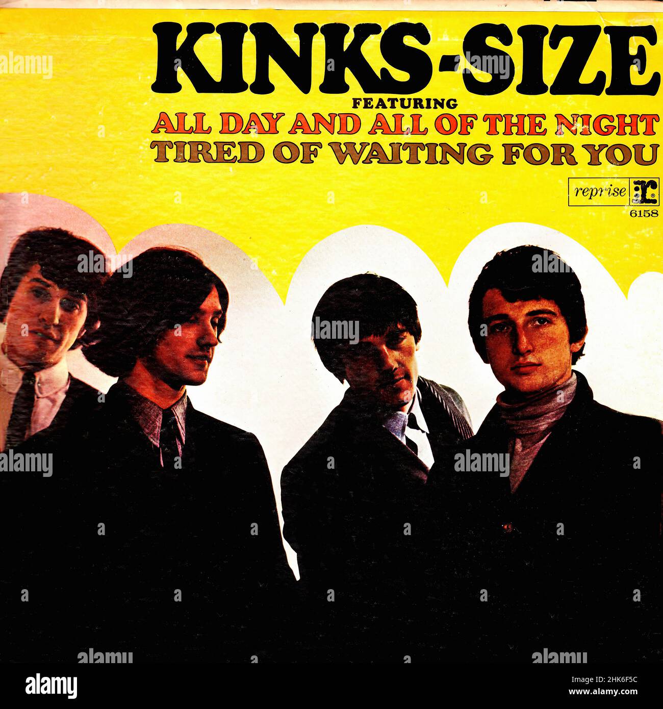 Vintage vinyl record cover - Kinks, The - Kinks Size - US - 1965 Stock ...