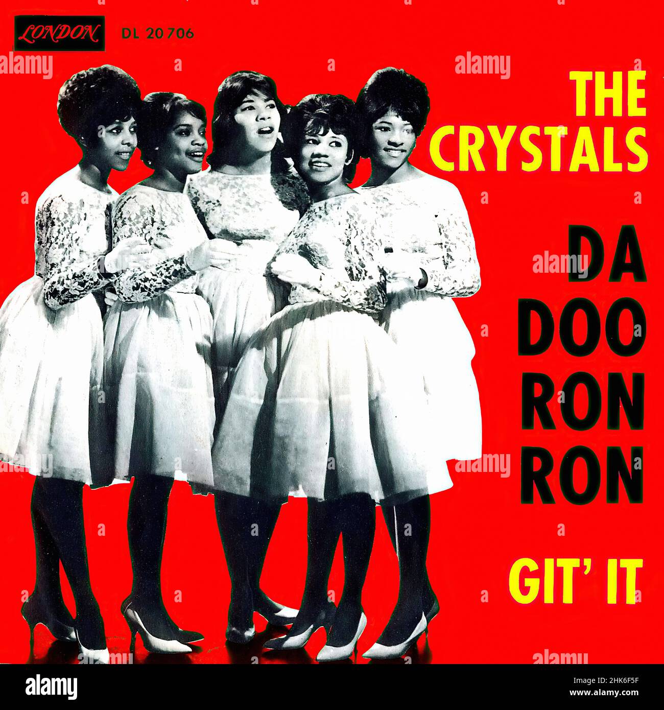 Vintage vinyl record cover - Crystals,The - Da Doo Ron Ron - D - 1963 ...
