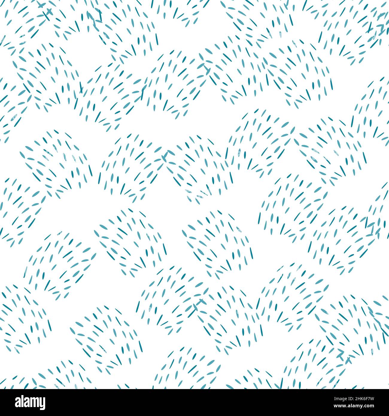 Doodle Dashes Seamless Pattern With Hand Drawn Modern Abstract