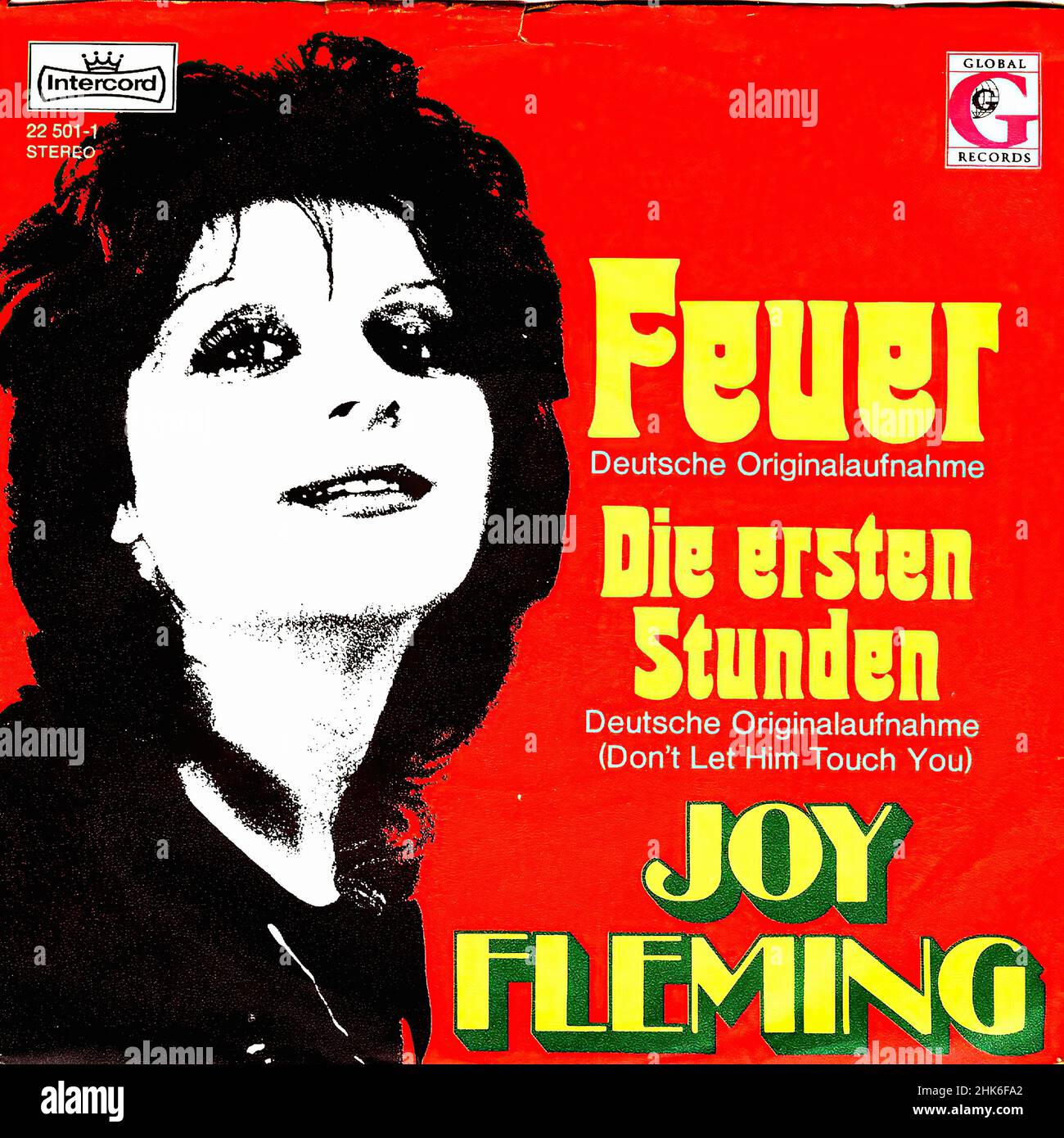 Vintage vinyl record cover - Fleming, Joy - Feuer - D - 1973-ReRel h ...