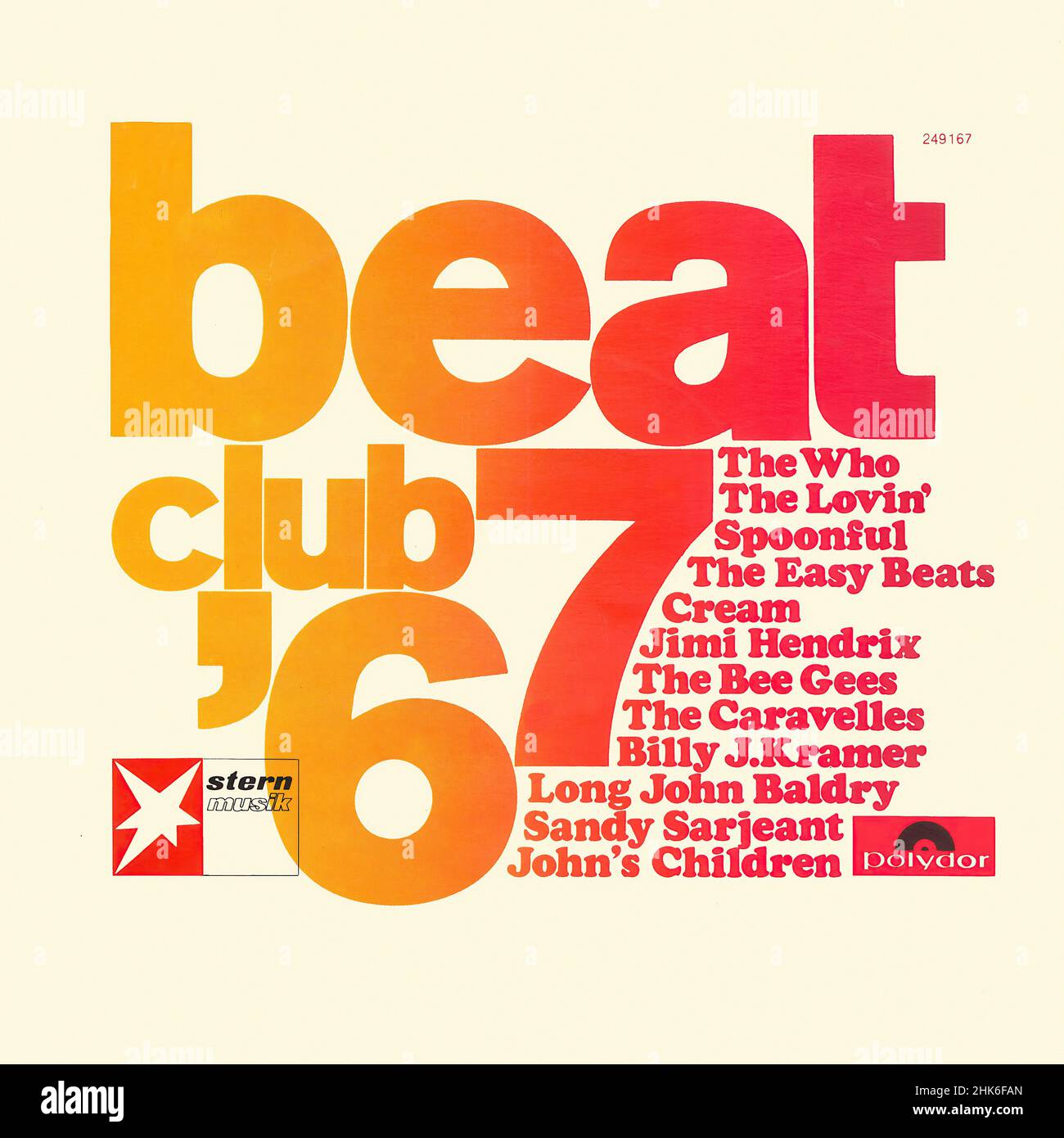 Vintage vinyl record cover - Various - Beat Club '67 - D - 1967 Stock ...