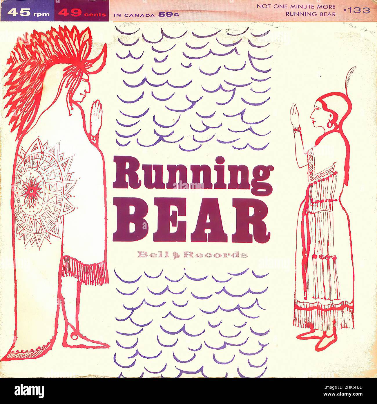 Vintage vinyl record cover - Devon, Mark - Running Bear - US - 1960 ...