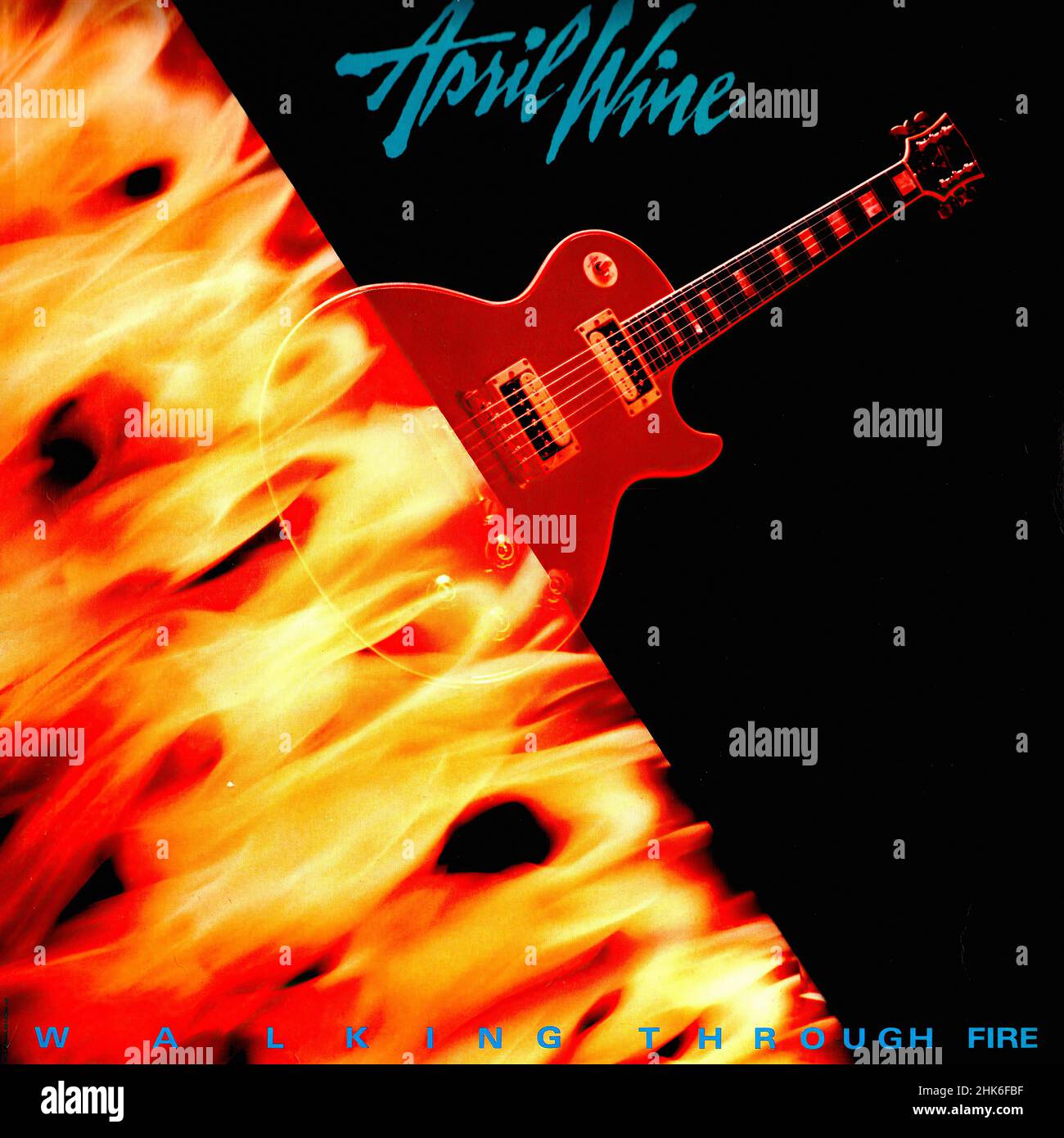 Vintage vinyl record cover - April Wine - Walking Through Fire - D ...