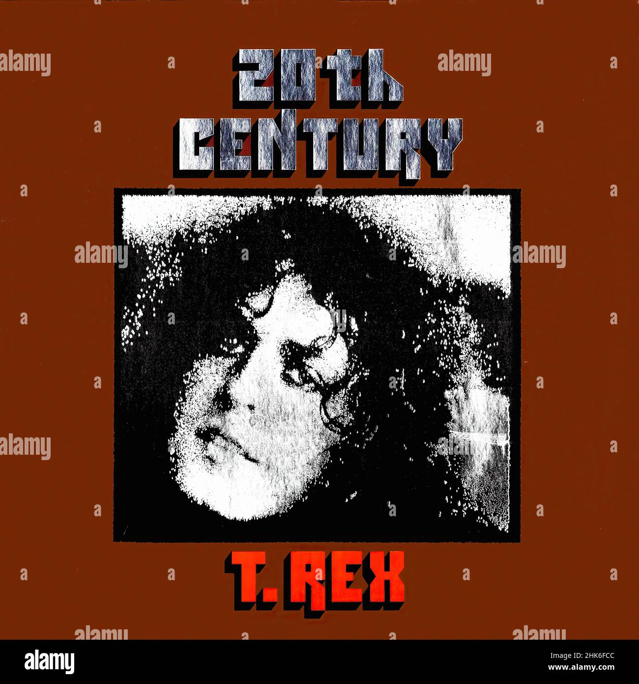Vintage vinyl record cover - T Rex - 20th Century - D - 1973 Stock ...