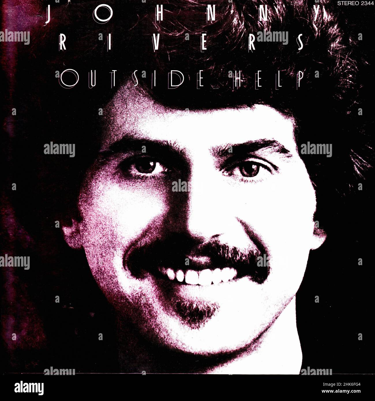 Vintage vinyl record cover - Rivers, Johnny - Outside Help - D - 1977 ...