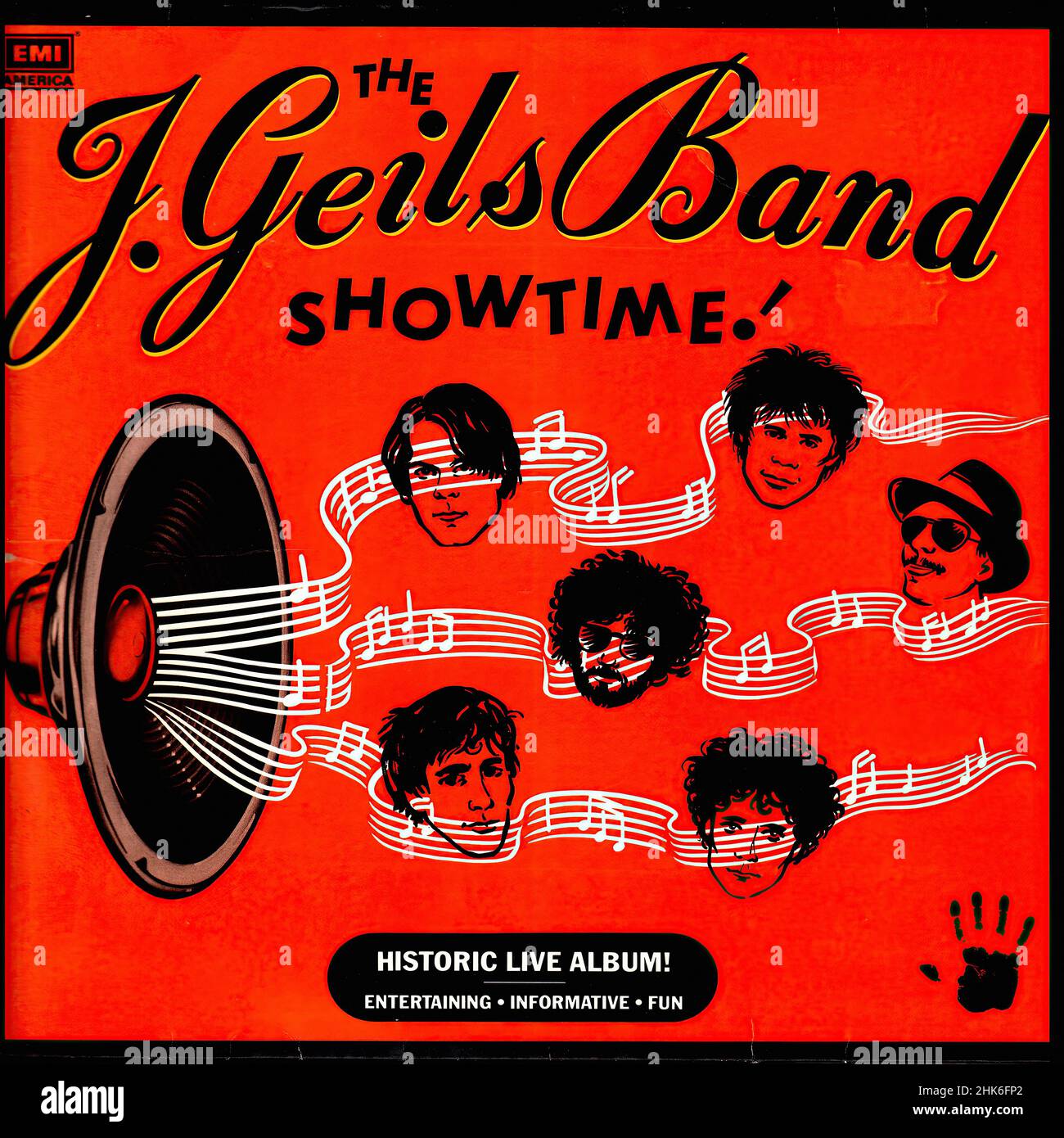 Vintage vinyl record cover - J. Geils Band, The - Showtime - D - 1982 Stock Photo - Alamy