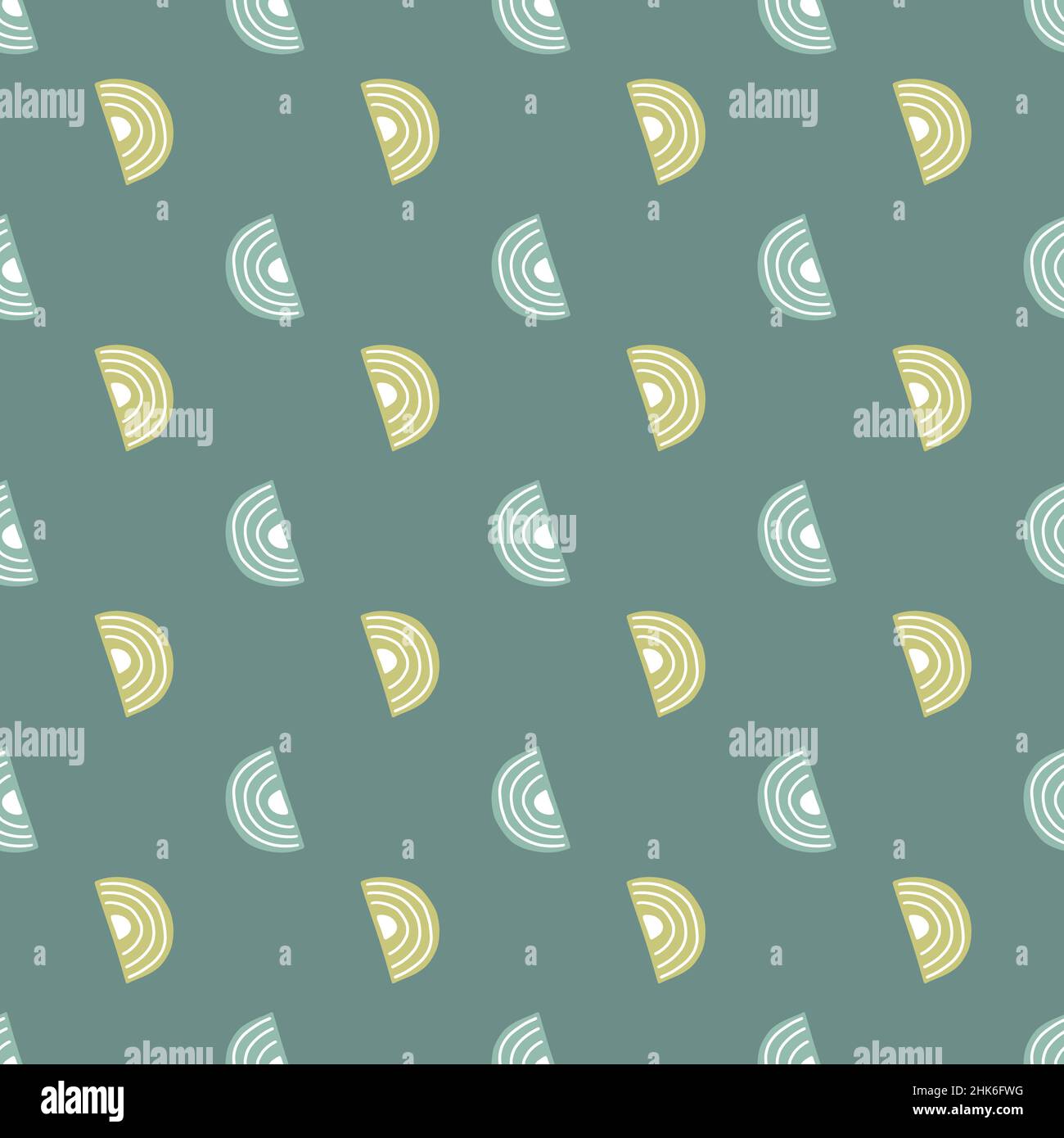 Abstract seamless pattern on pastel green background. Geometrical ...